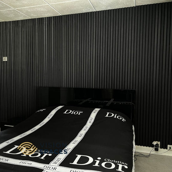 Real Wood Acoustic Slat Wall Panels – Vision Spaces UK