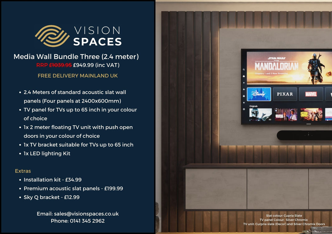 Media Wall Bundles – Vision Spaces UK