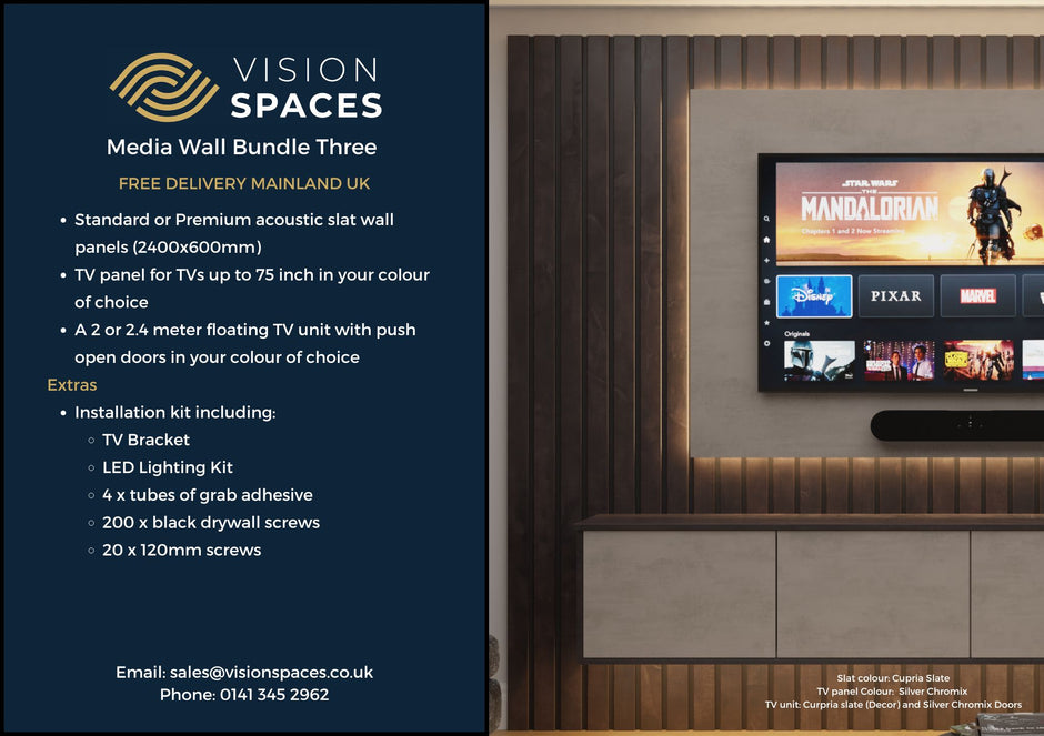 Media Wall Bundles – Vision Spaces UK